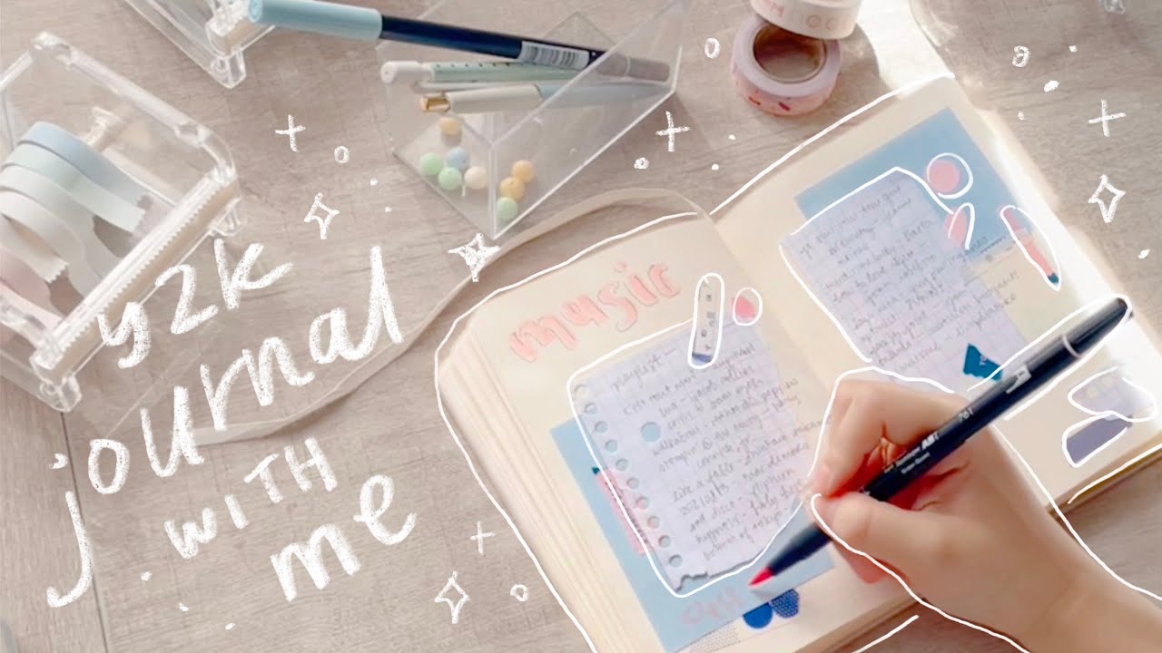 y2k journal with me 🩵 favorite music, new styles, and positivity - YouTube