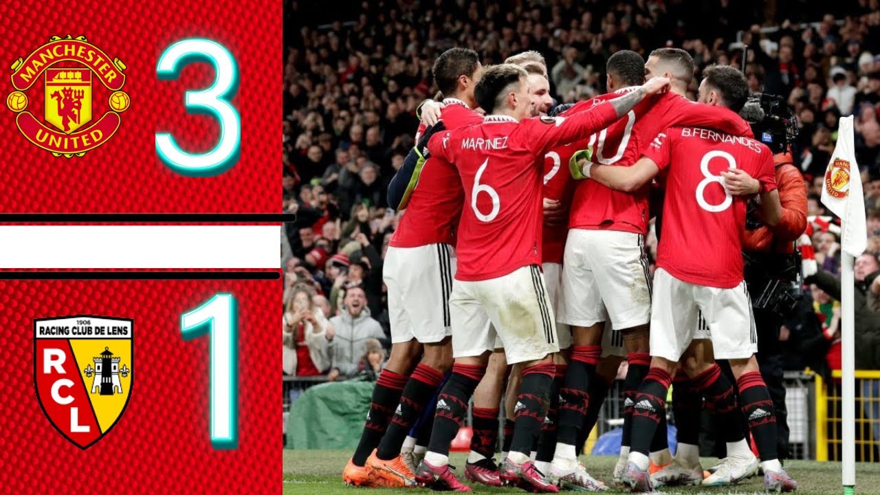 Manchester United vs Lens 3-1 | 2023 Pre-Season Friendly | Match ...