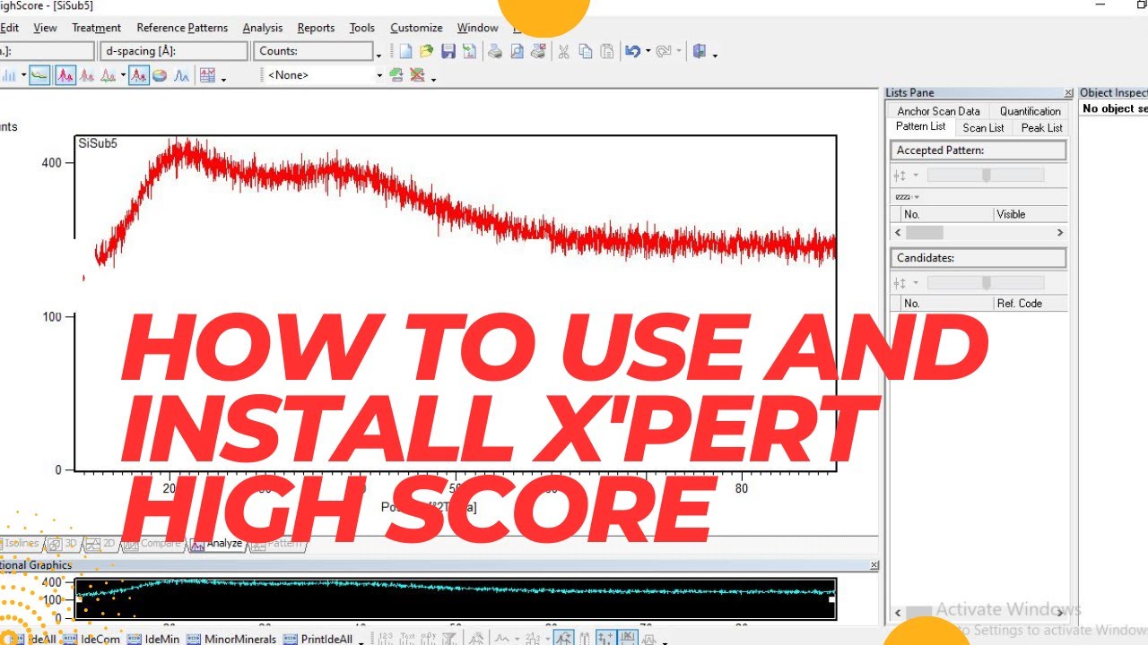 How to use and install X'Pert HighScore || latest version for XRD ...