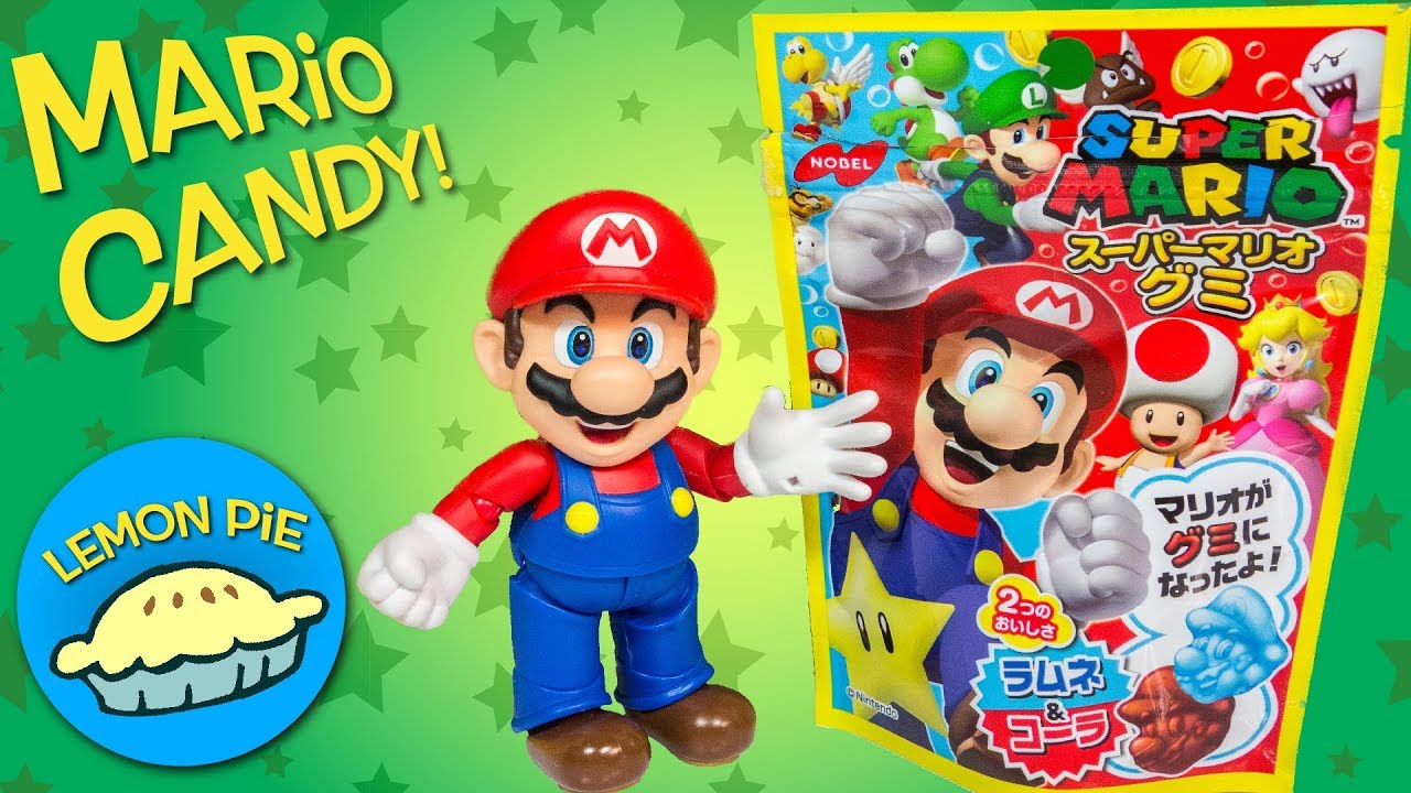 Nobel Super Mario Japanese Candy Unbagging - YouTube
