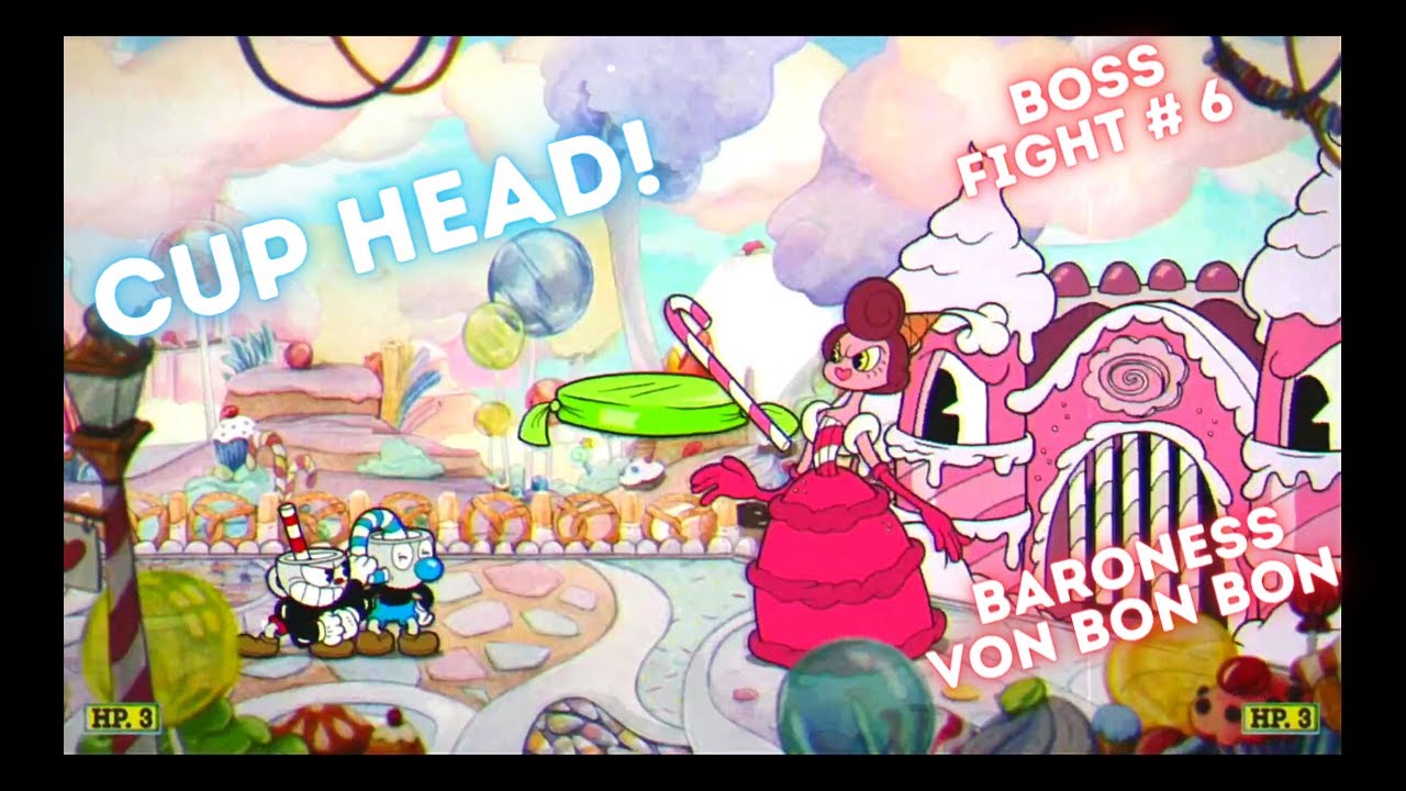 CUPHEAD BOSS FIGHT #6: Baroness Von Bon Bon - YouTube