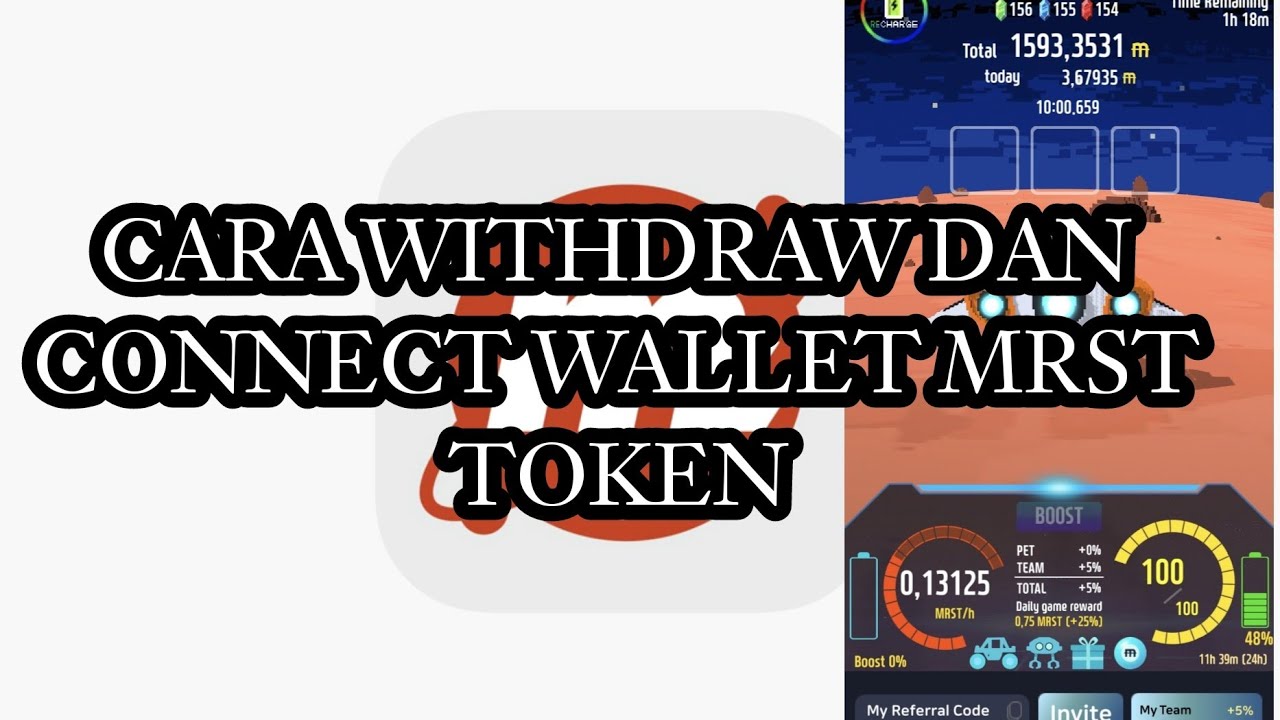 🔥🔥🔥MRST TOKEN, Cara Withdraw dan CONNECT WALLET - YouTube