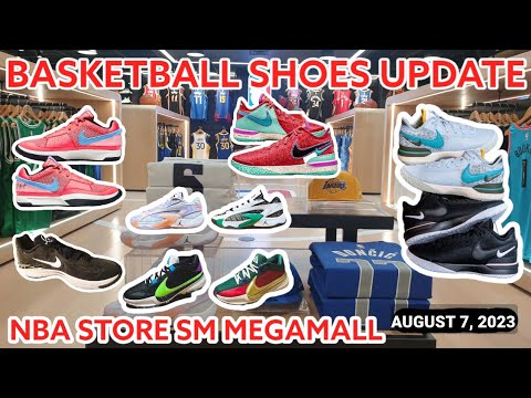 NBA Store SM Megamall Basketball Shoes Update August 7, 2023 - YouTube
