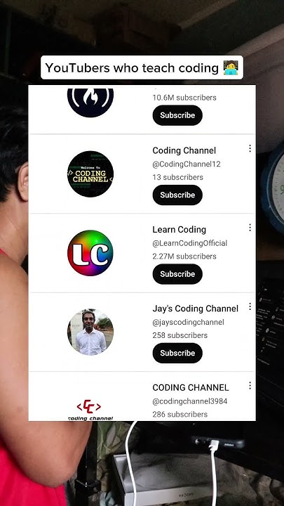 YouTubers who teach code #developer #programming #programmer #coder #webdevelopment #coding # ...