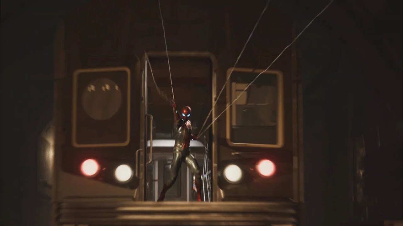 Spider-Man Stops Train Scene - Marvel's Spider-Man Remastered PS5 - YouTube