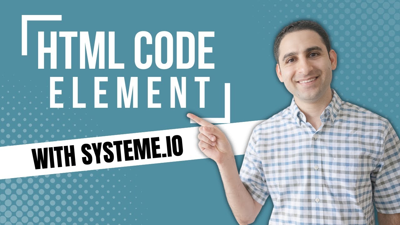 HTML code element with Systeme.io (4 examples and use cases) - YouTube HTML code element with Systeme.io (4 examples and use cases) - YouTube