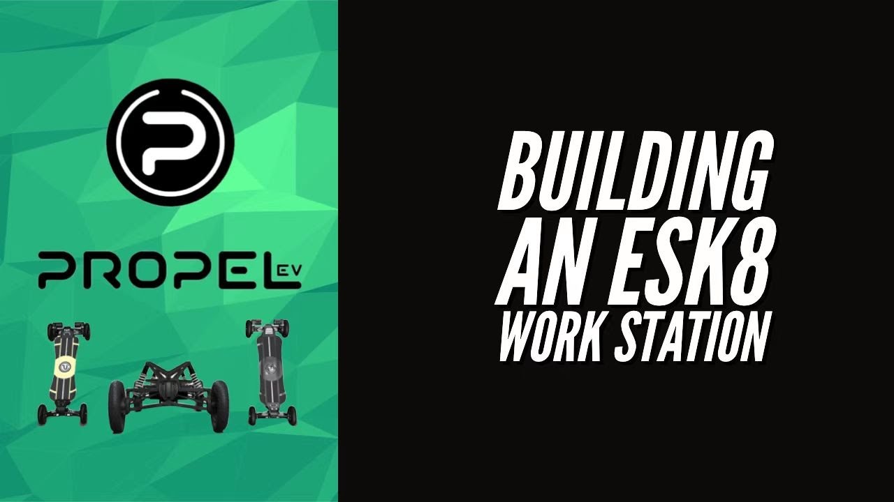 Building an Esk8 work station - YouTube
