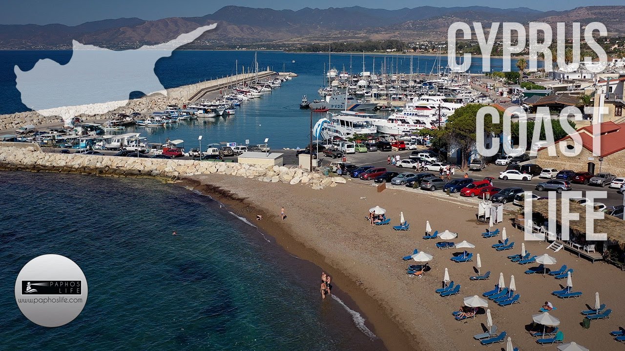 Latsi Beach and Harbour, July 2023 - YouTube