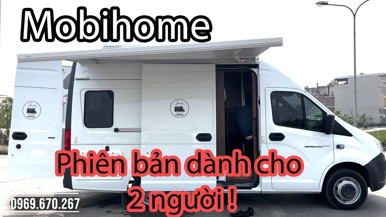 MoBihome dành cho 2 người | Trên chiếc xe Gaz Van 3 chỗ! - YouTube