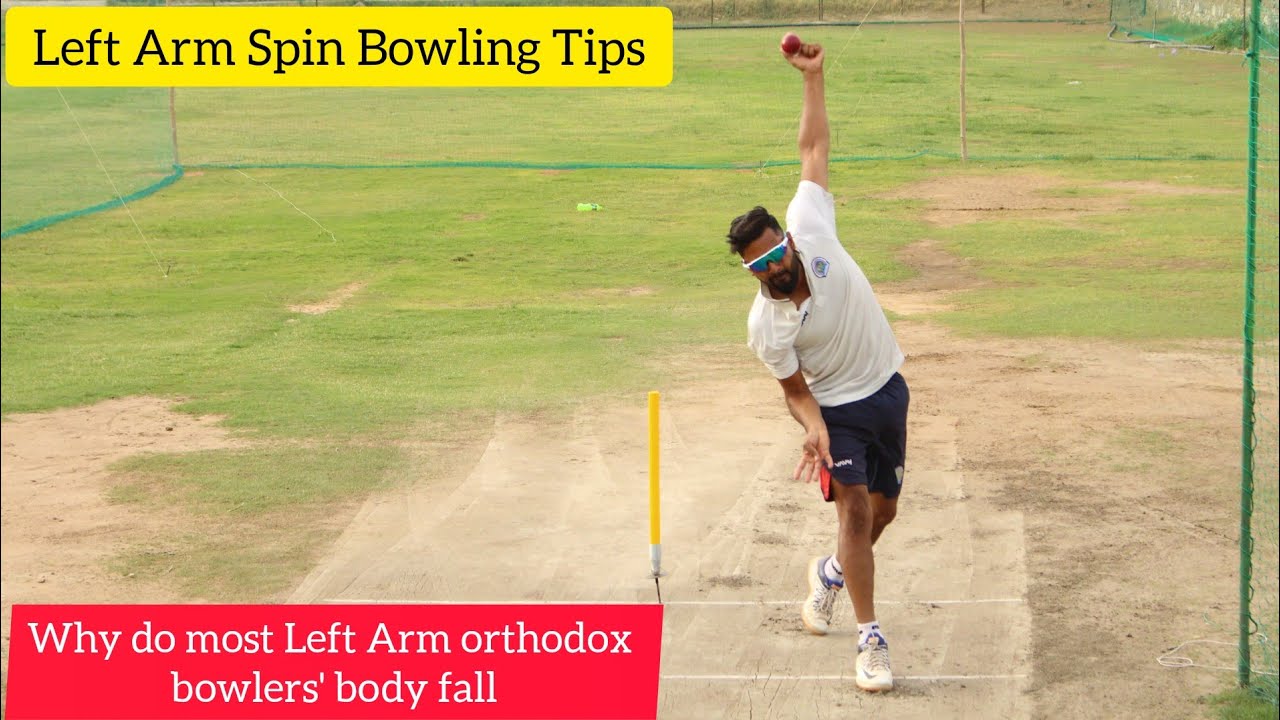 Why do most Left Arm Orthodox Bowlers' Body Fall - YouTube