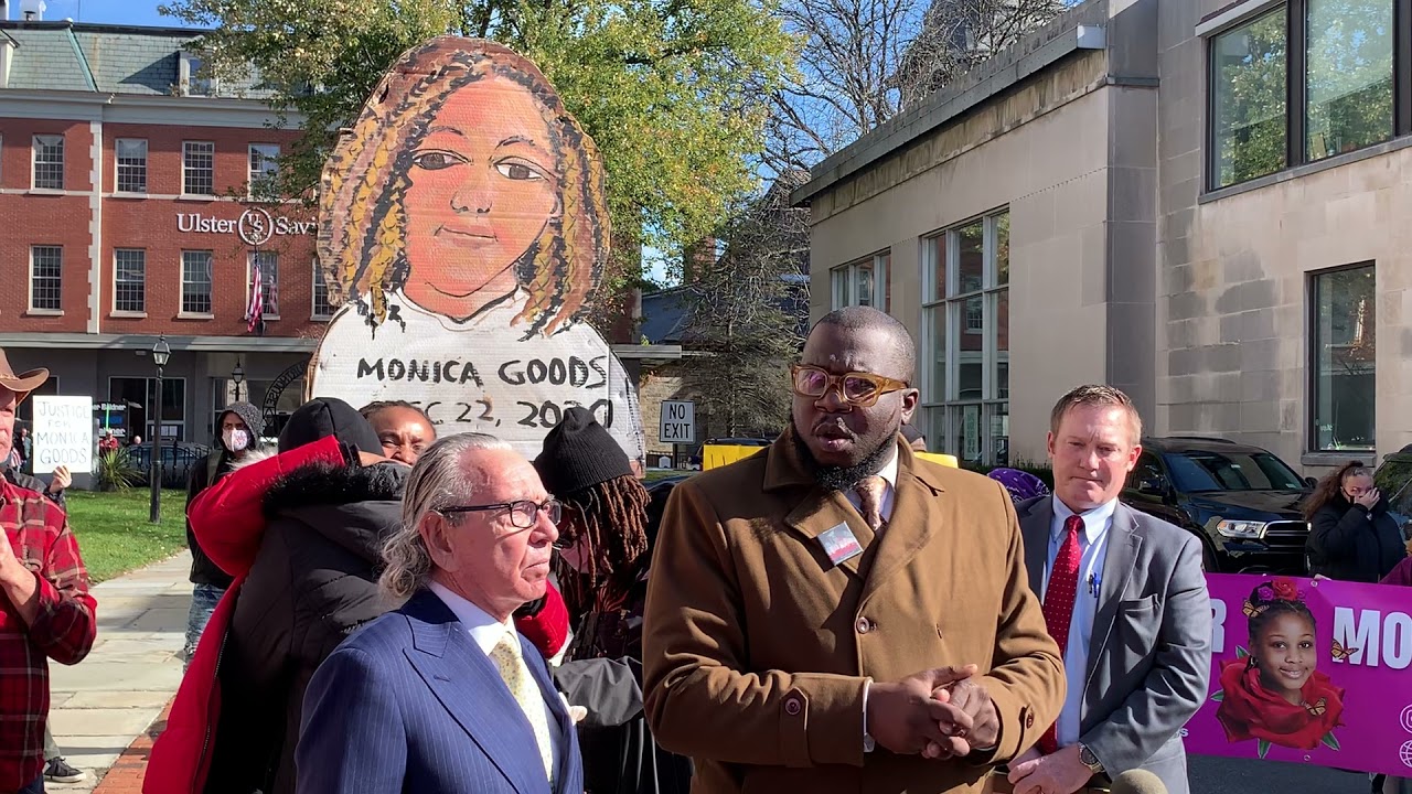 Monica Goods press conference - YouTube