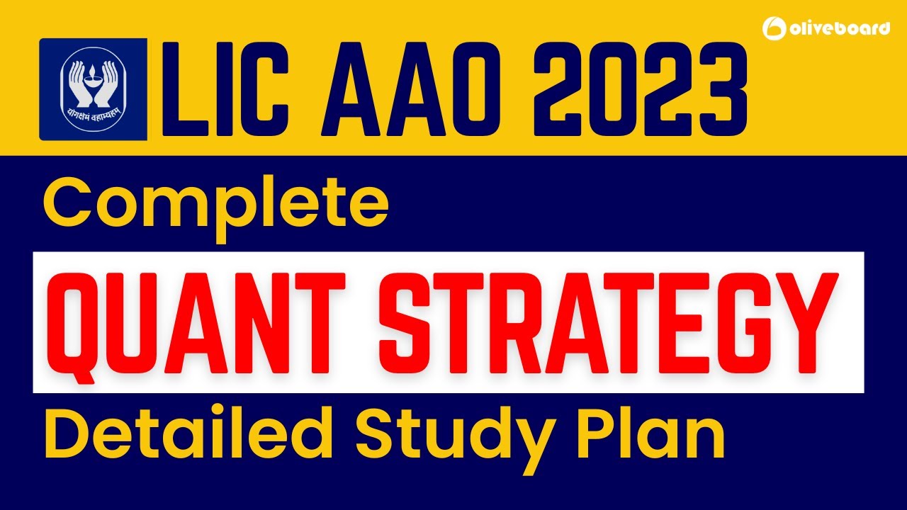 LIC ADO 2022-23 || Complete Quant Strategy For LIC ADO || LIC ADO Quant ...