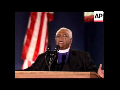 Bishop Philip R. Cousins addresses crowd in Grant Park - YouTube