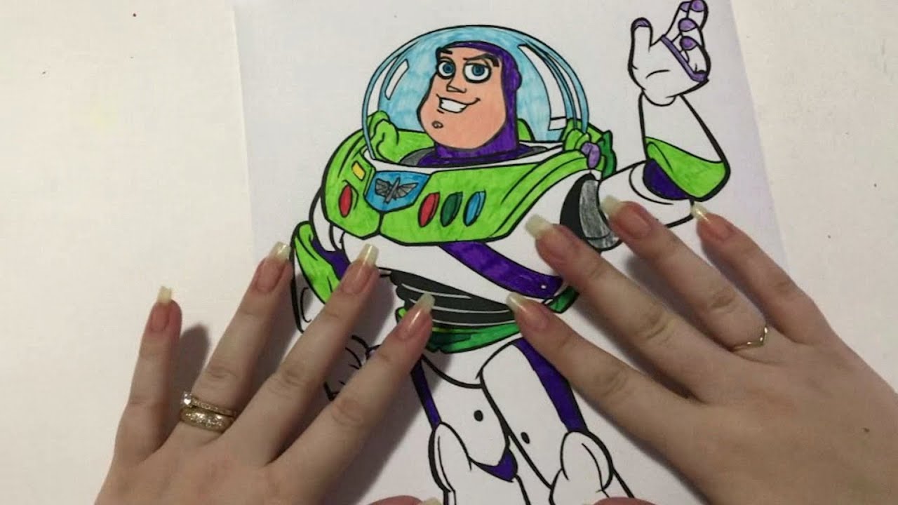 TOY STORY - PINTANDO BUZZ LIGHTYEAR !! - PAINTING BUZZ LIGHTYEAR - YouTube