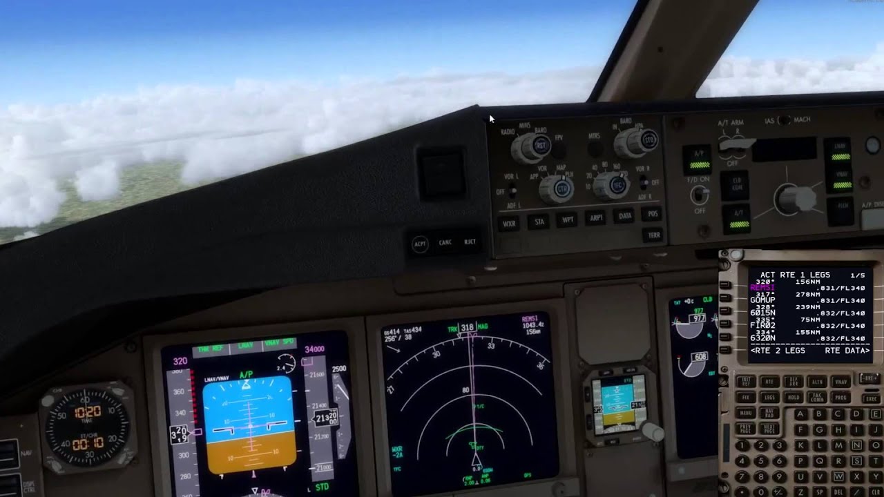 PMDG 777 P3D v2.5 takeoff and climb tutorial - YouTube