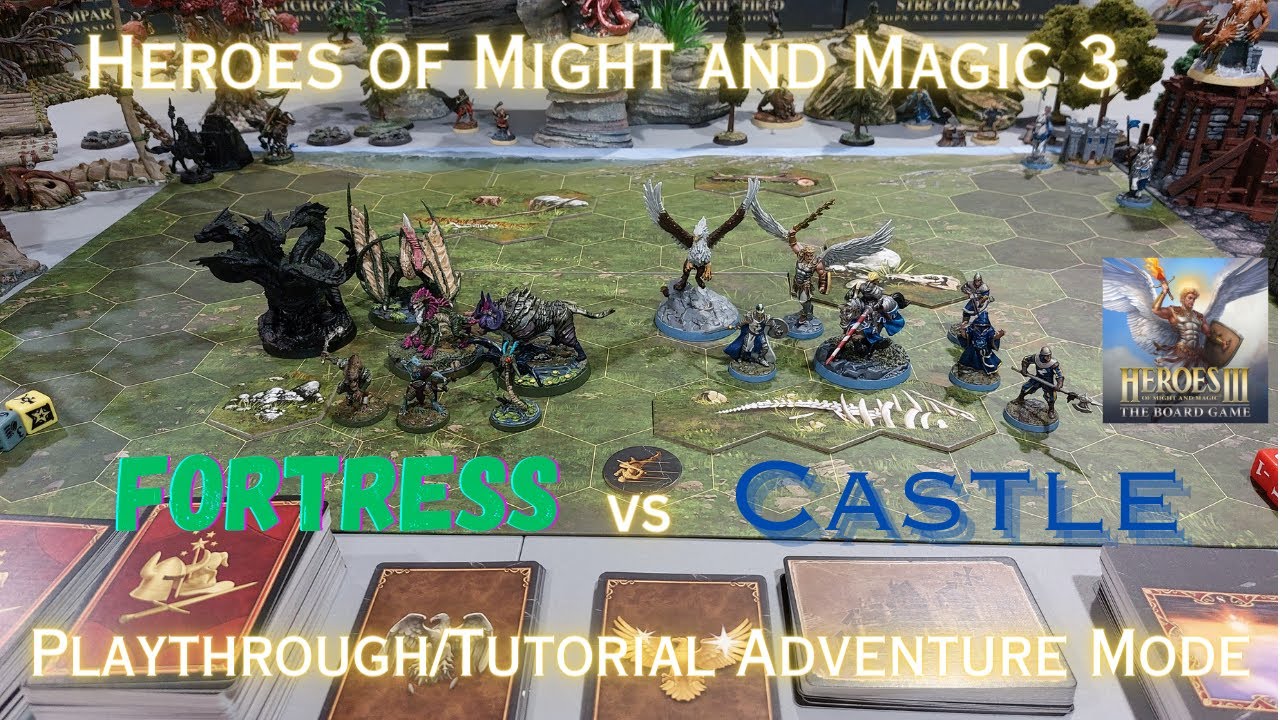 Heroes of Might and Magic 3 the Boardgame Playthrough/Tutorial ...