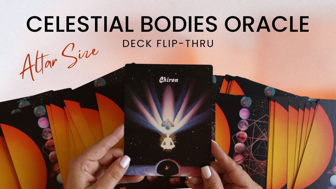 Celestial Bodies Oracle Deck - Altar Size - YouTube