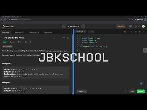 EN) Leetcode 1470. Shuffle the Array - YouTube