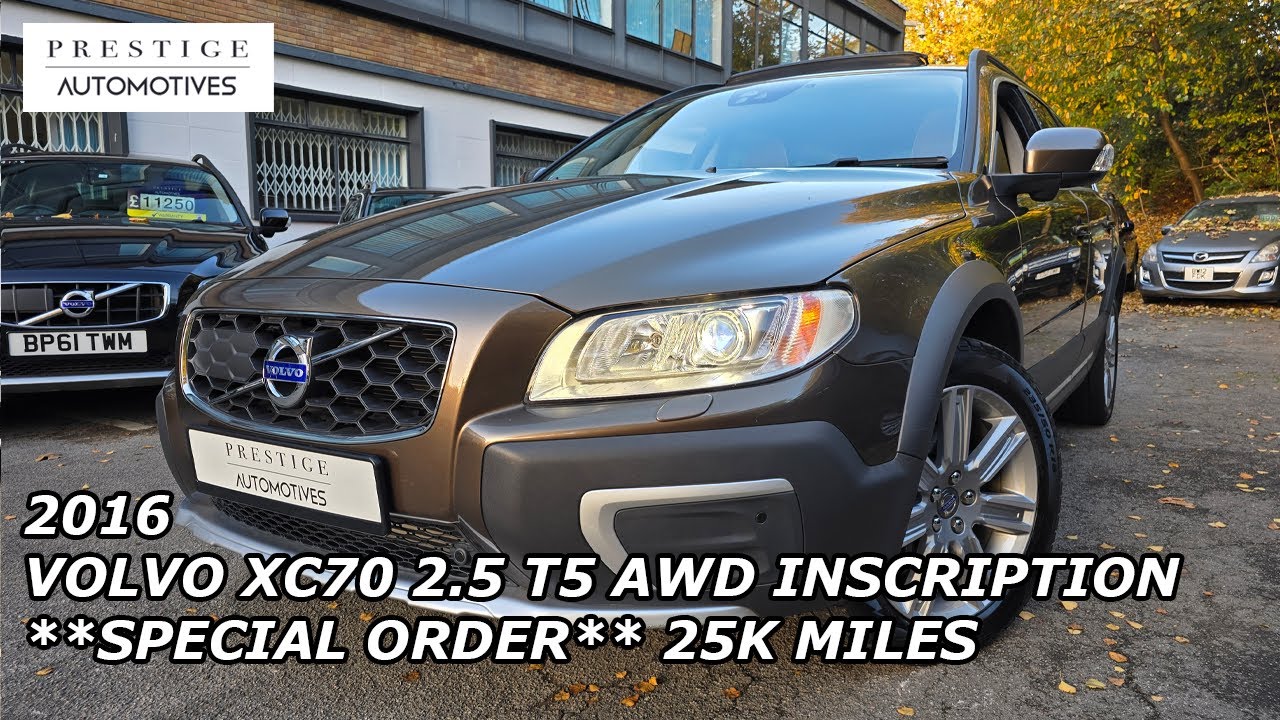 VOLVO XC70 2016 2.5 T5 TURBO AWD LOW 25K VERIFIED MILES TOP SPEC ...