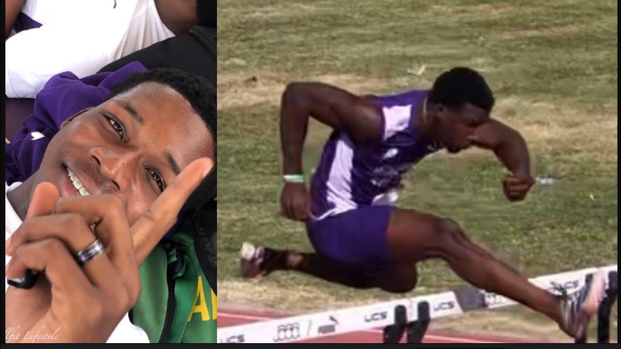 Unstoppable Clarke running in the 110m hurdles #vlog #viralvideo # ...