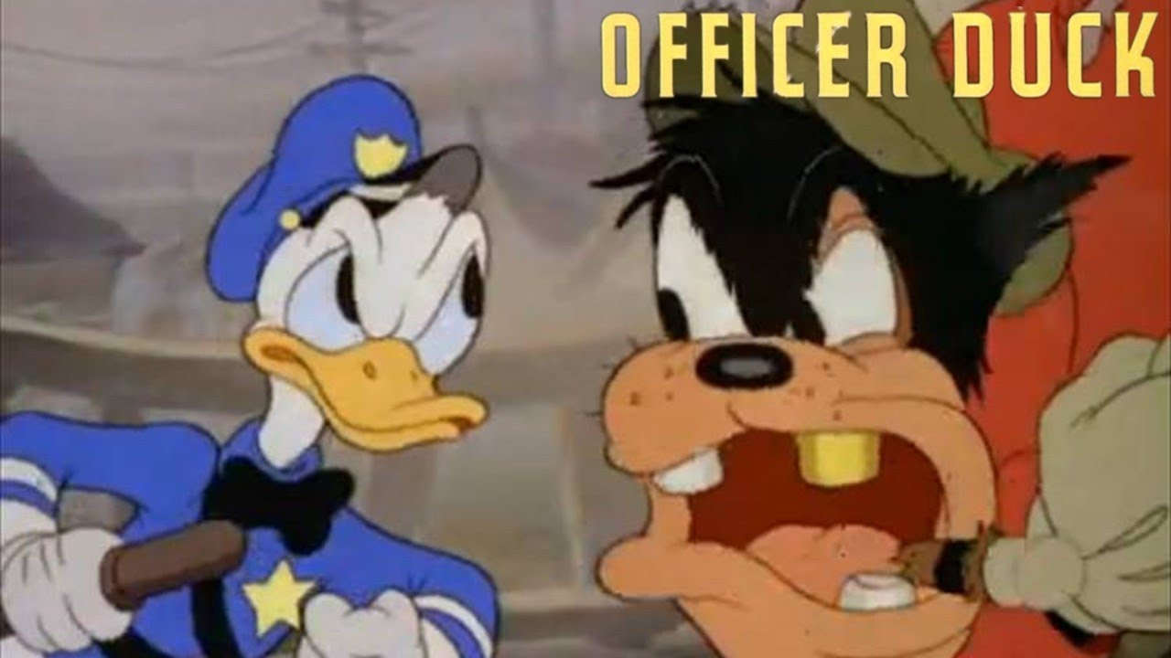 Officer Duck 1939 Disney Donald Duck Cartoon Short Film