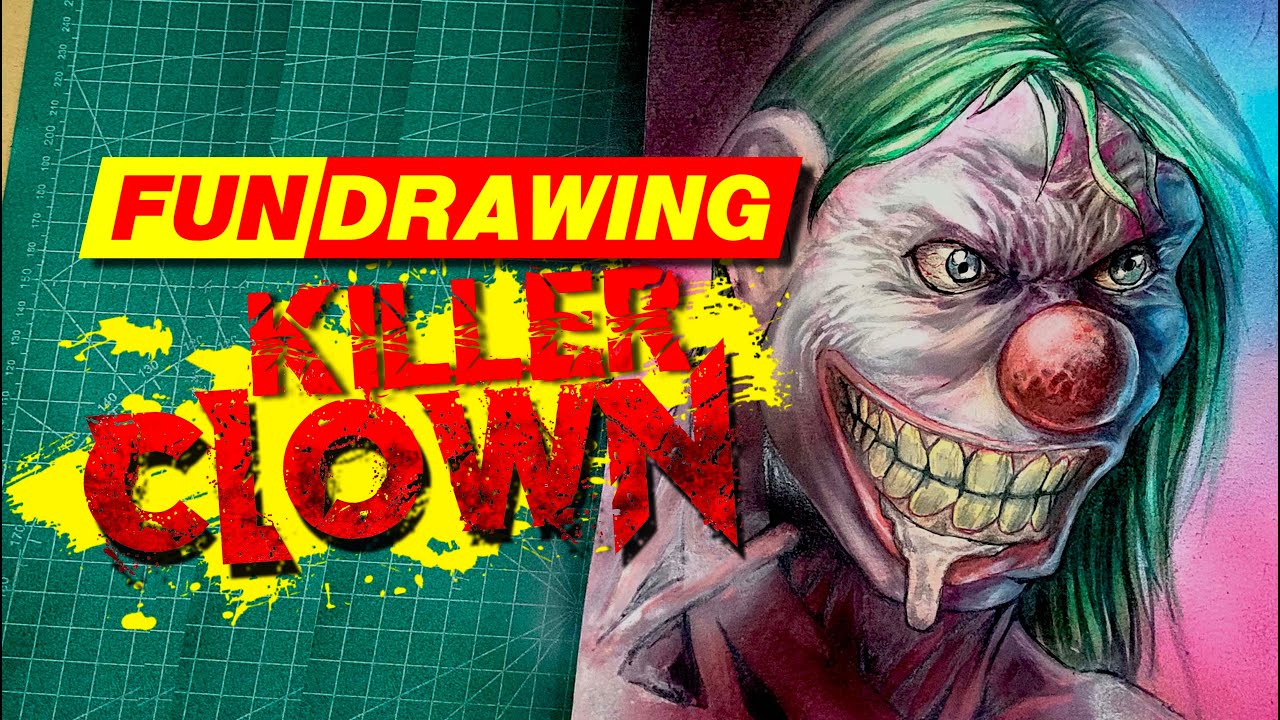 CLOWN DRAW : Unleash Your Inner Artist with this Fun Killer Clown ...