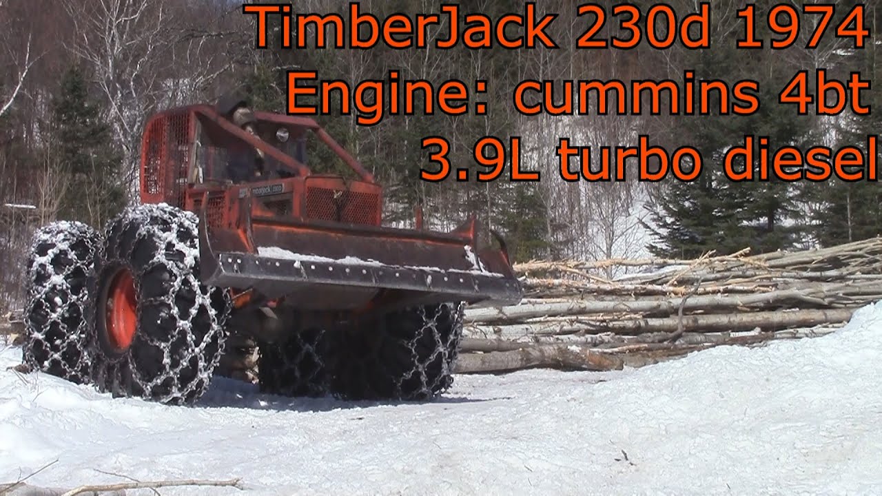 Timberjack 230D Turbo Skidder |1974| Logging in Québec,Canada - YouTube