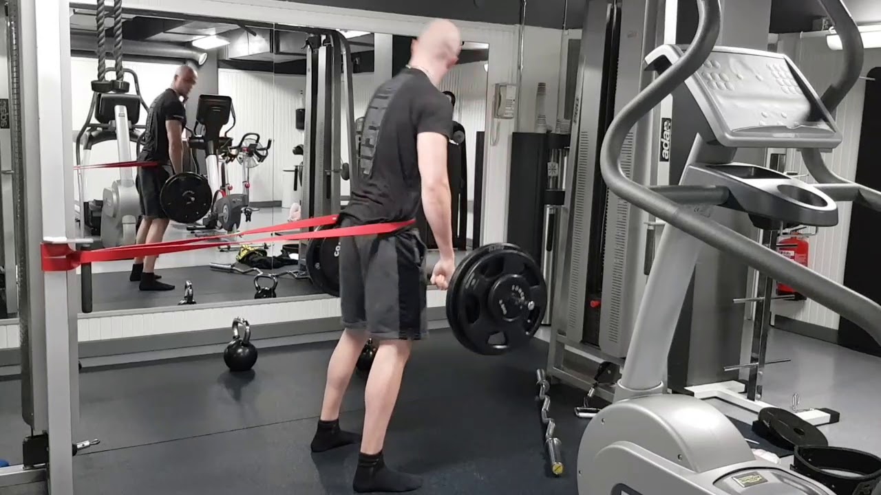 Elastic Band Romanian Deadlift - YouTube