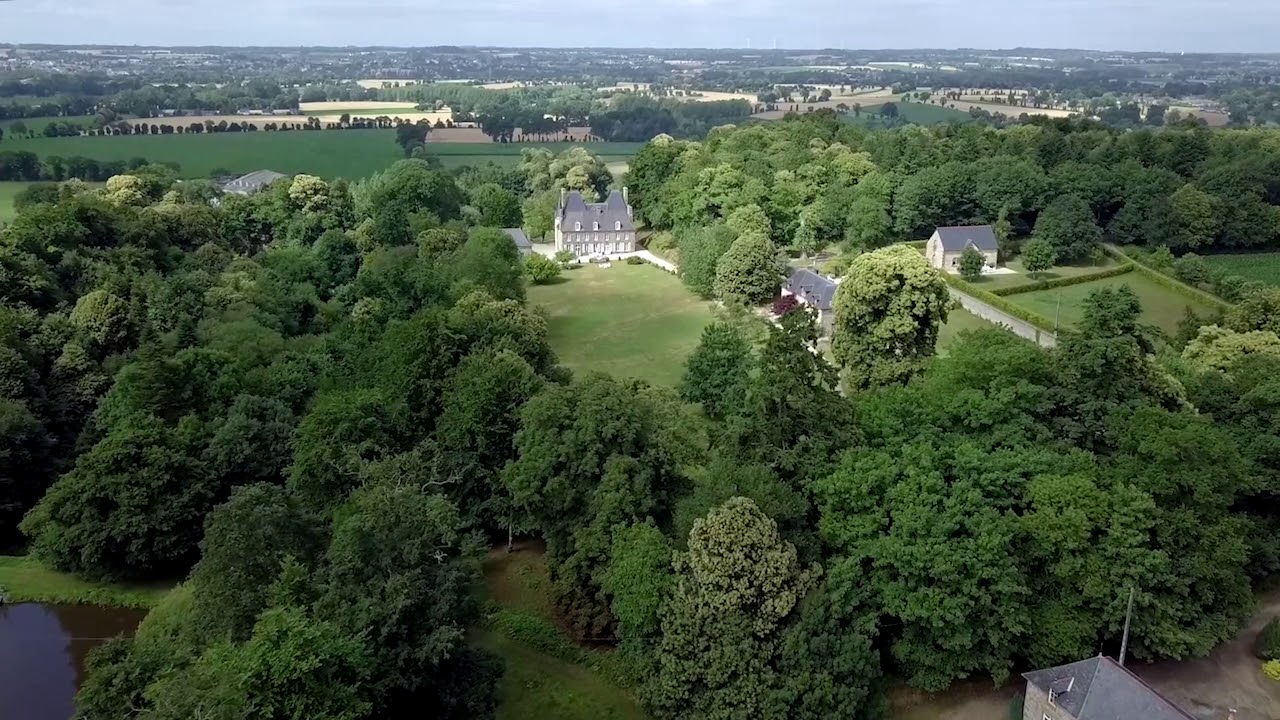 Chateau du Chevalier by Drone | Brittany | France | Oliver's Travels ...