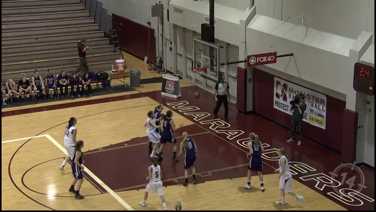 McMaster University Women's Basketball - OUA Playoff vs. Western (02/22 ...