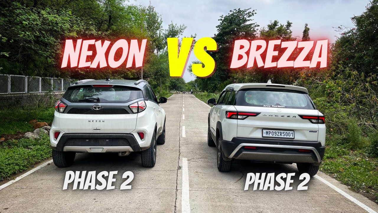 Tata Nexon vs Maruti Brezza Comparison 🔥| Which one to buy ? 🤔 - YouTube