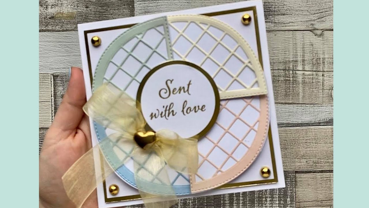 Card Making Magic - my take on Designer Card Front die - YouTube