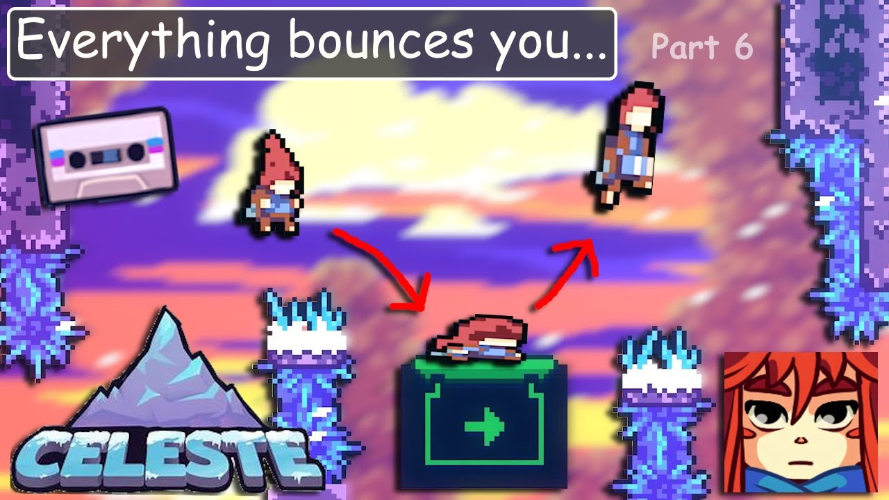 The HARDEST ROOM YET in Celeste, but you bounce on everything... - YouTube