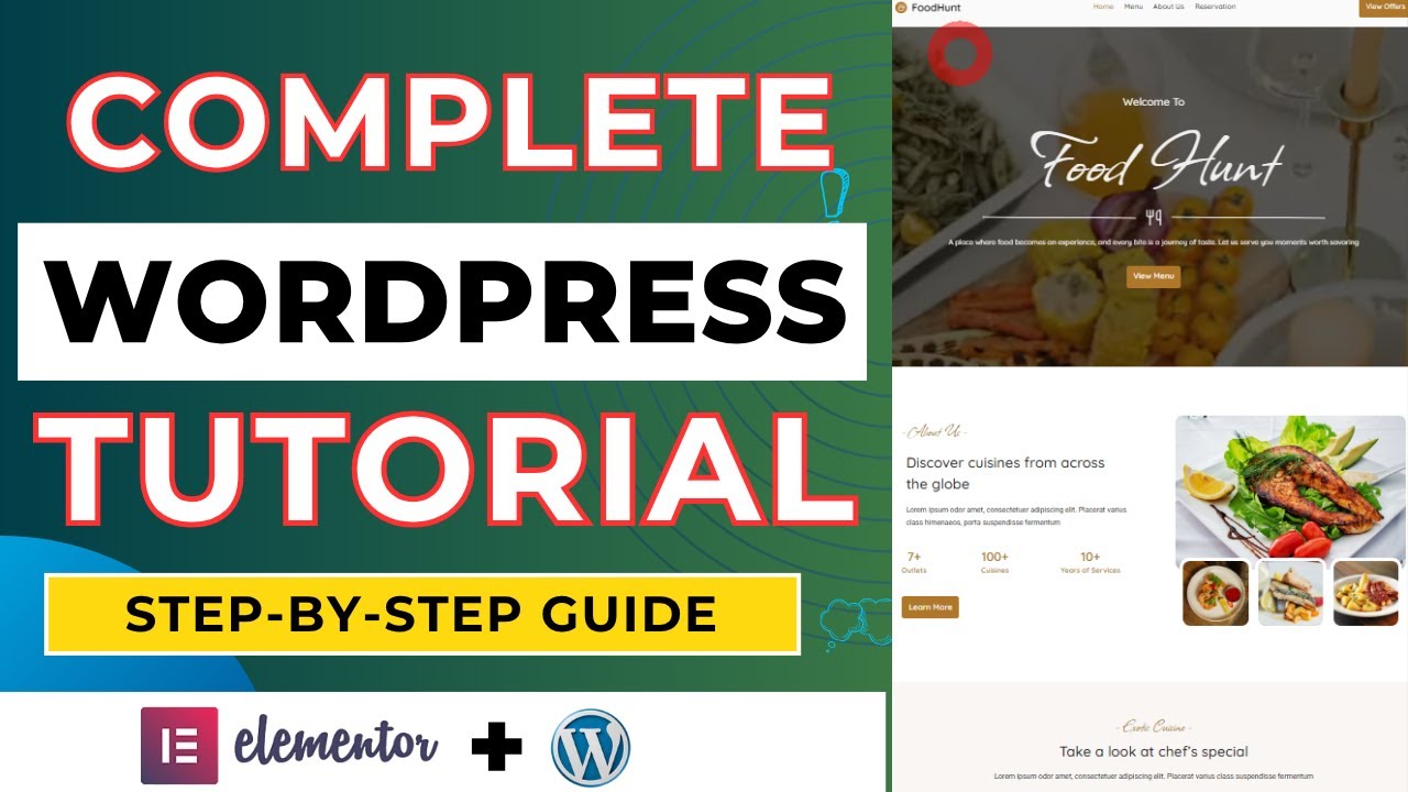 Complete WORDPRESS Tutorial for Beginners 2026. How to Create a FREE ...