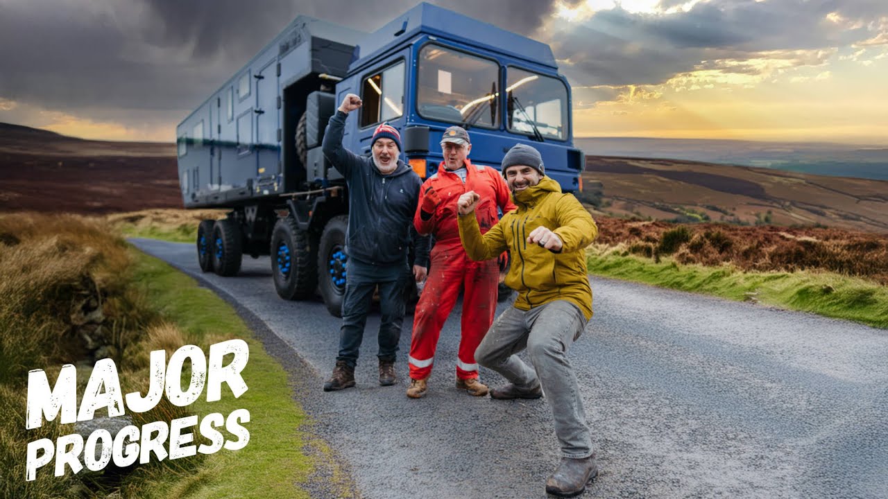 8x8 Overland Truck To Drive Around The World | Build Out Continues (Ep ...
