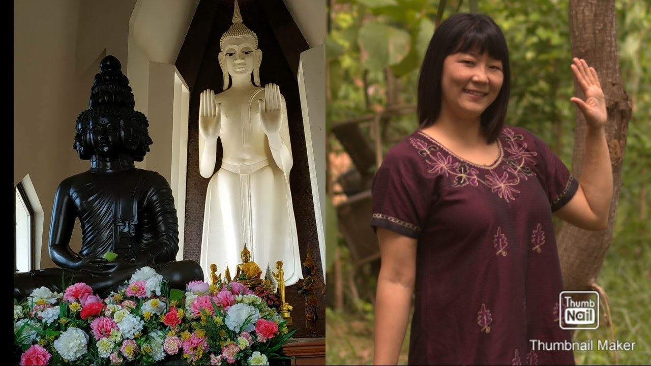 Explore Wat sala Loi ||white buddha sculpture ||Beautiful Waterfall ...