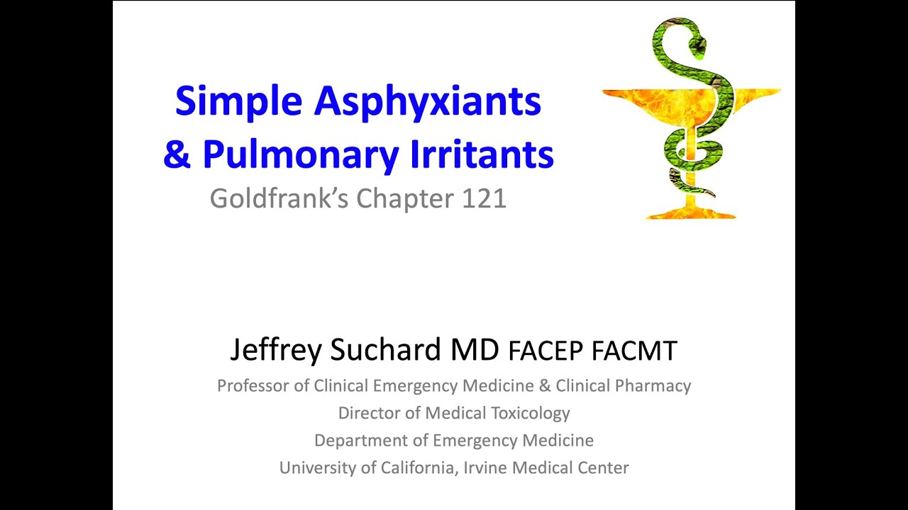 Simple Asphyxiants and Pulmonary Irritants - YouTube