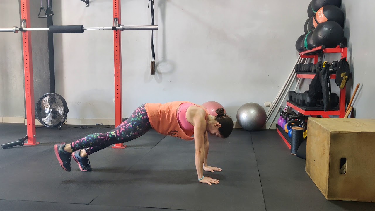 Plank tap outs - YouTube