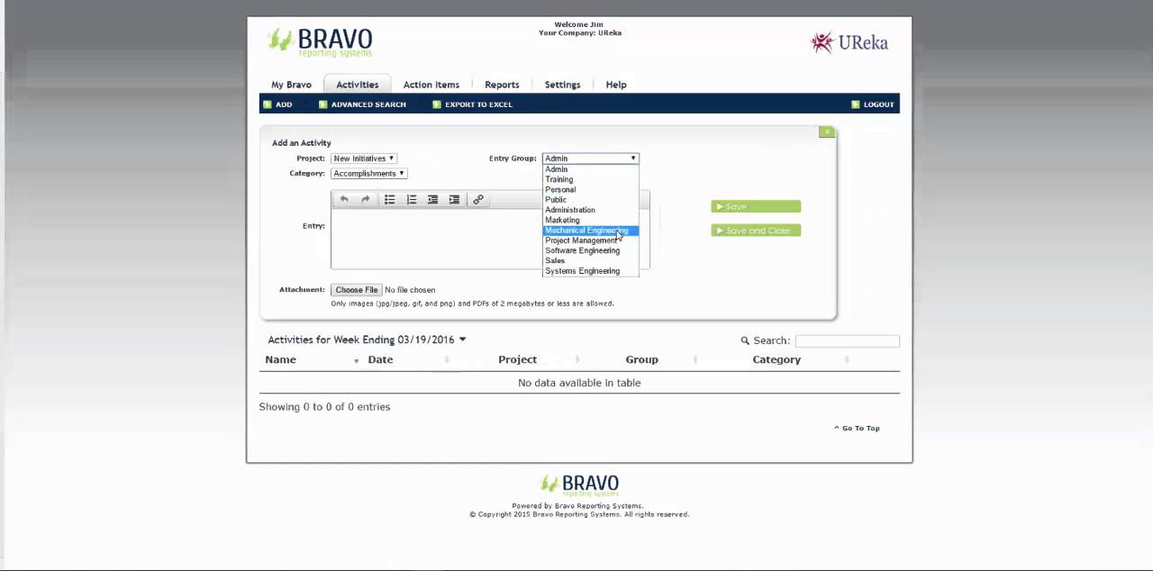 Bravo Weekly Reporting Quick Tour - YouTube