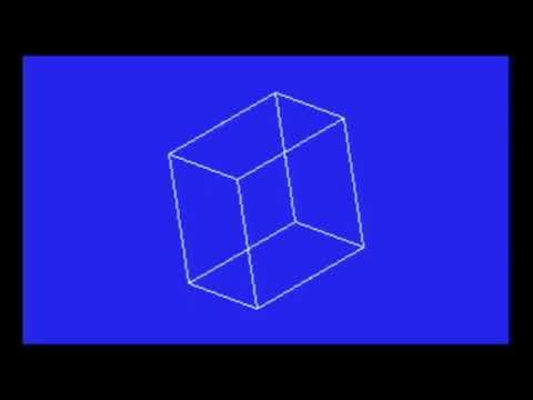 3d Cube in C - YouTube