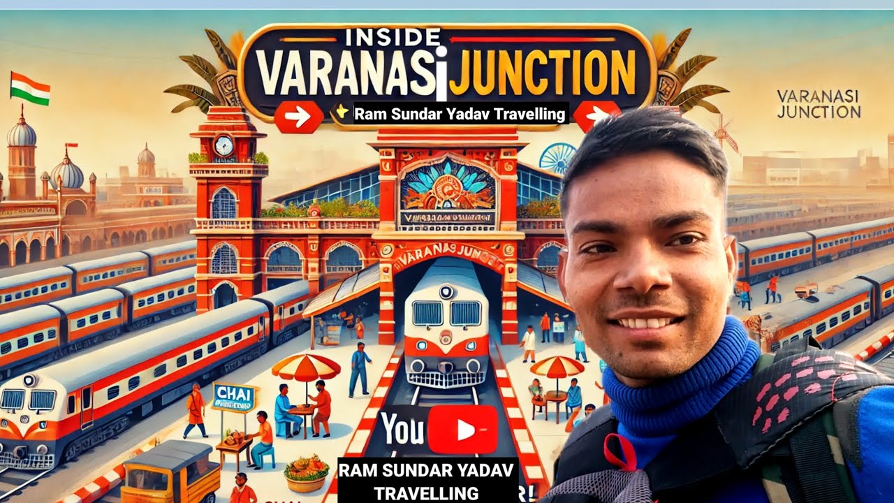 वाराणसी जंक्शन रेलवे स्टेशन Varanasi junction vlog uttar pradesh #varanasi - YouTube