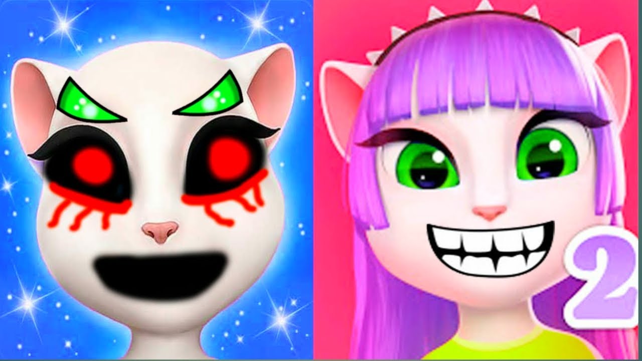 Zombi vs angela 2 secrets,elsa games on youtube,my talking angela 2 ...