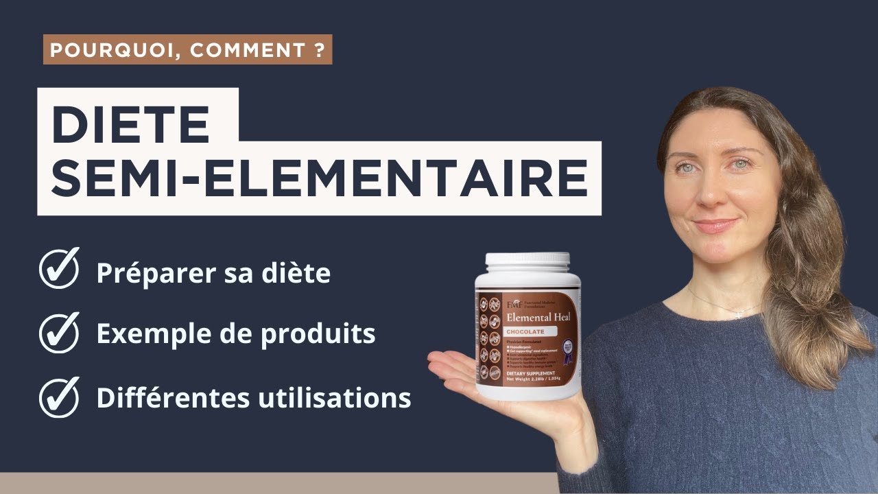 Diète semi-élémentaire - Préparation et exemple produit - YouTube
