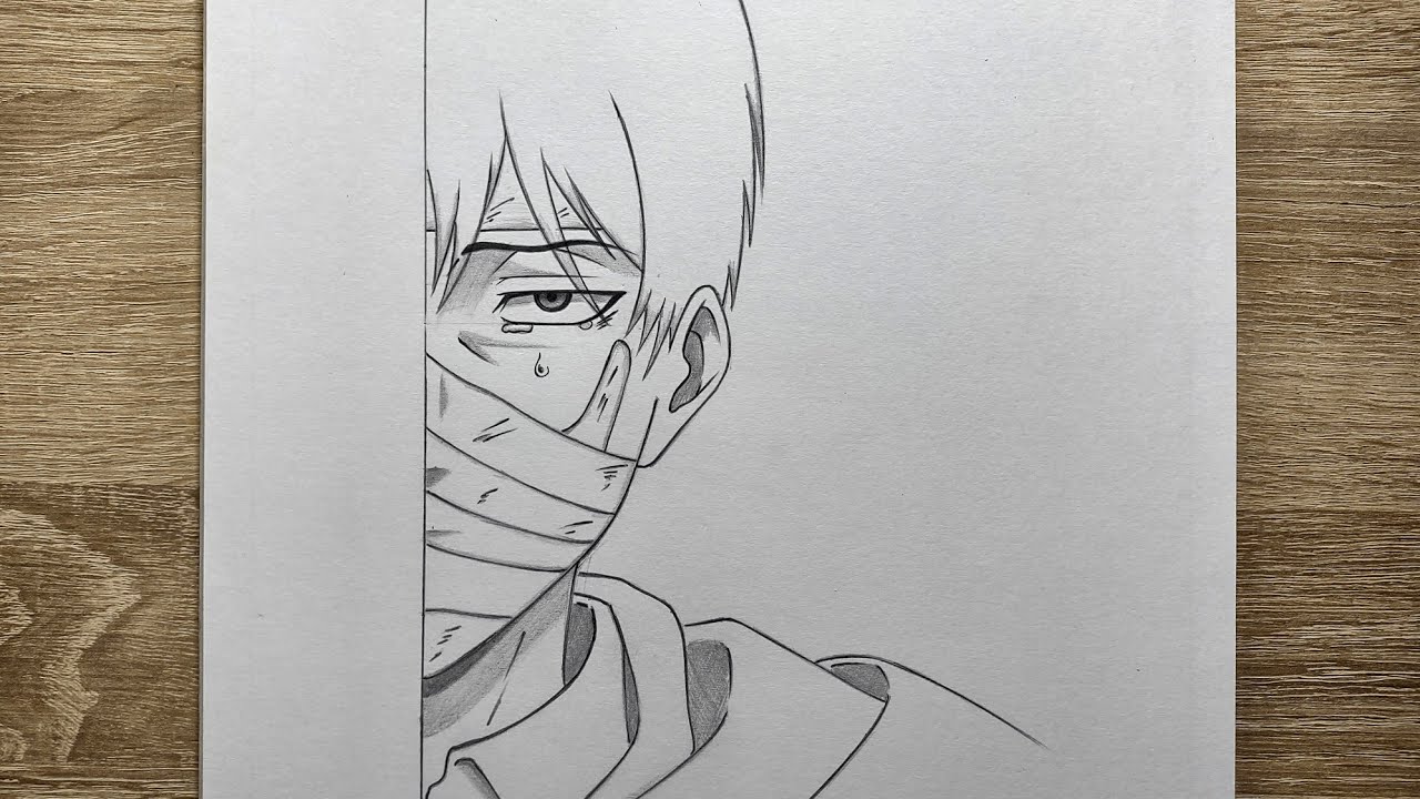 تعلم رسم ليفاي اكرمان خطوة بخطوة رسم انمي هجوم العمالقة Youtube