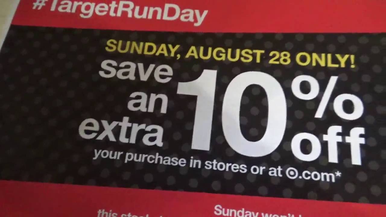 EXTREME COUPONING AT 🎯TARGET 💃💲🏃10% OFF STOREWIDE PURCHASE 8/28/16 ONLY ...