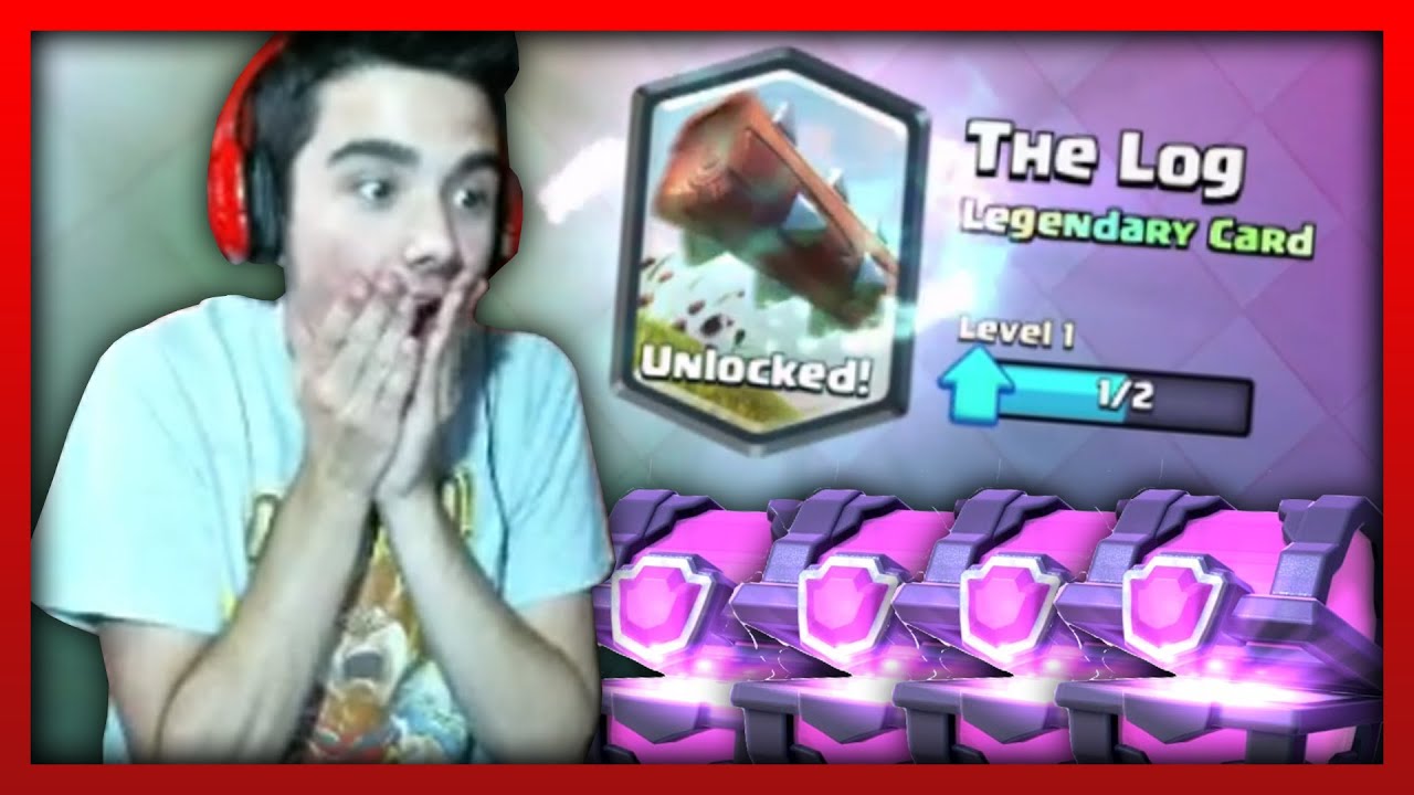 Clash Royale - ONE CHEST, ONE LEGENDARY!! - The Log: Legendary Card ...