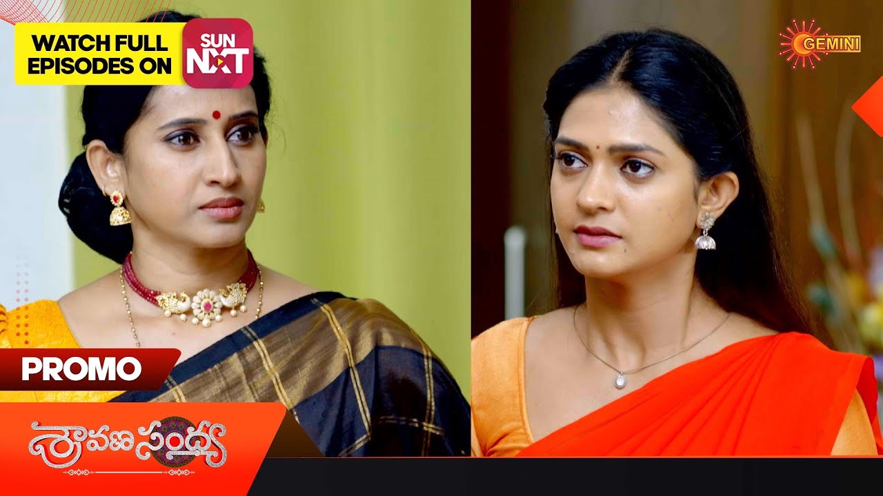 Sravana Sandyaa - Promo | 07 October2023 | Telugu Serial | Gemini TV ...