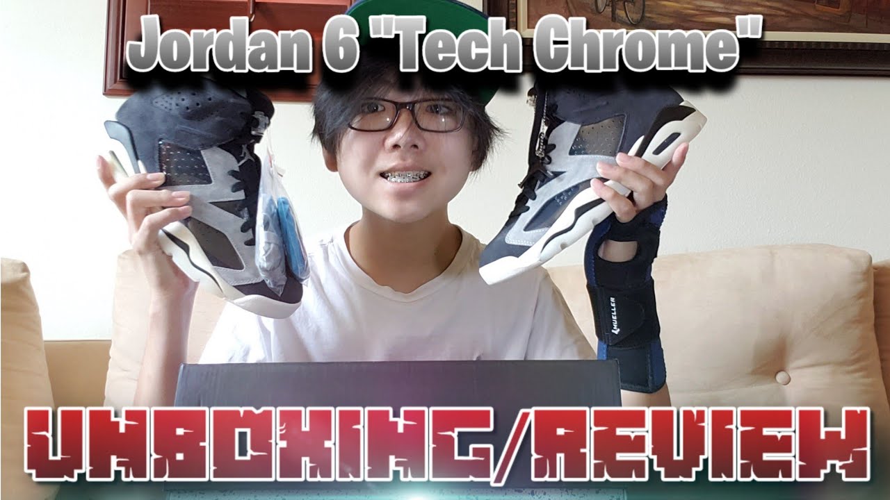 Jordan 6 Tech Chrome Unboxing/Review - YouTube