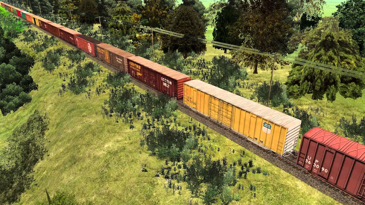 DD35 units (Union Pacific) and GP35 units - YouTube