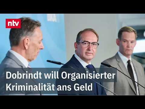 Eine der größten Bedrohungen für den Rechtsstaat bleibe Organisierte Kriminalität, so Dobrindt | ntv